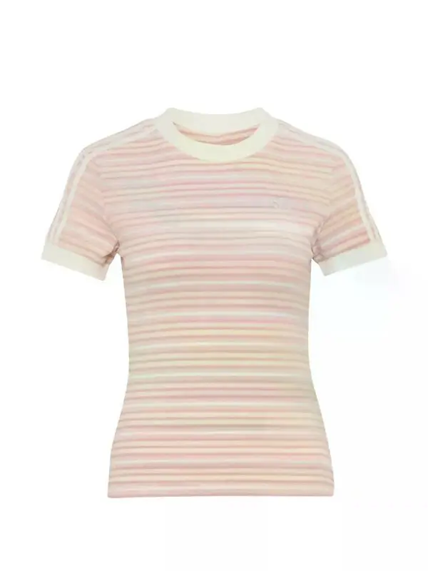 Adidas Striped T-shirt - Pink