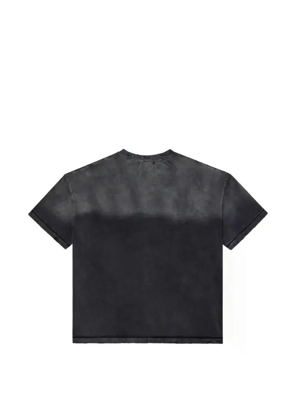 VALE FOREVER Graphic-print Distressed T-shirt - Black