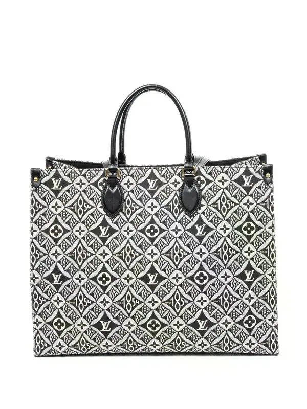 LOUIS VUITTON Since 1854 Embroidered Tote Bag - White