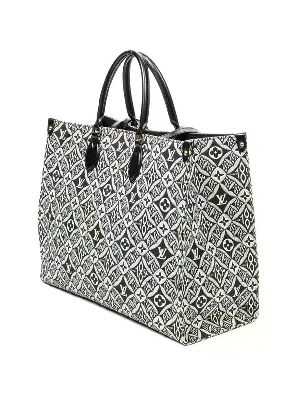 LOUIS VUITTON Since 1854 Embroidered Tote Bag - White