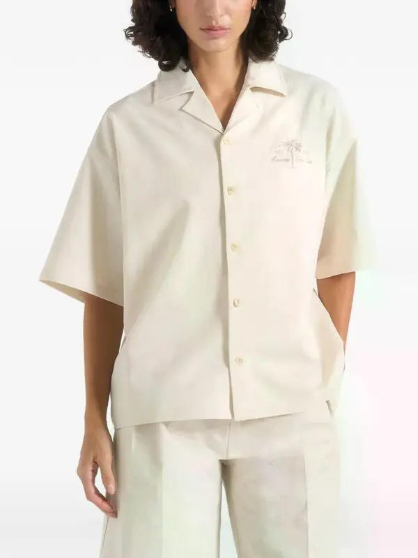 Manière De Voir Alexis Cote D'azur Boxy Shirt - Neutrals