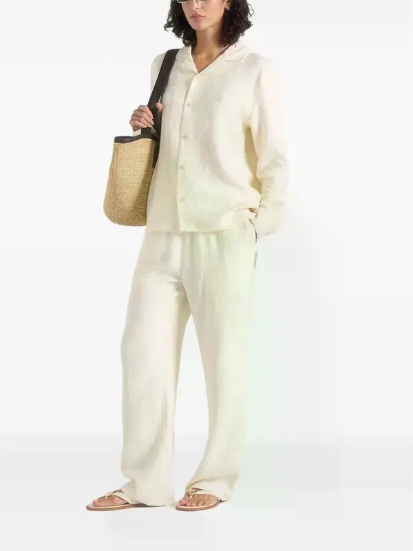 Manière De Voir Bailey Long-sleeve Shirt - Neutrals