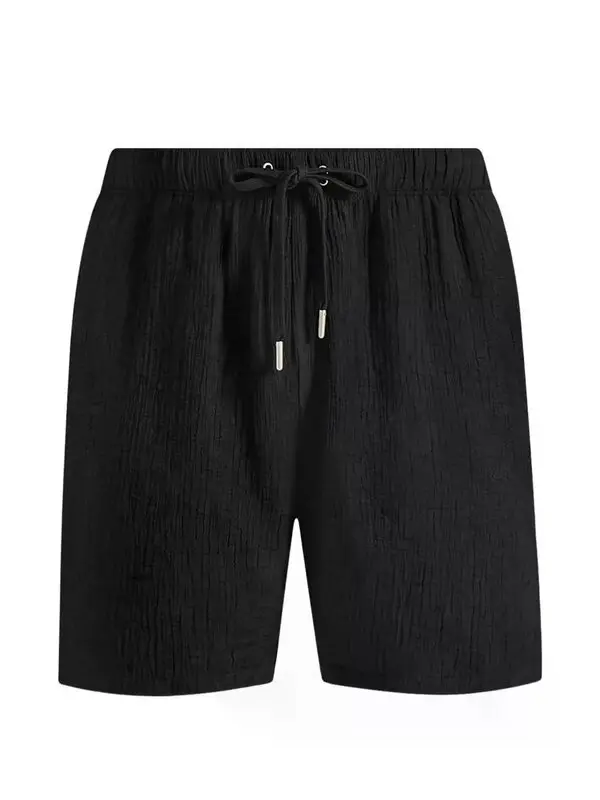 Manière De Voir Ari Textured Shorts - Black