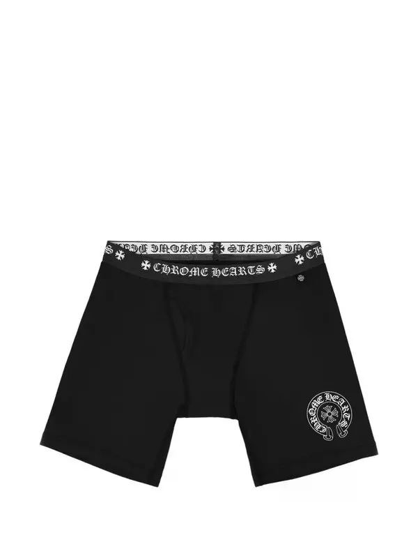 Chrome Hearts Logo-print Boxers - Black