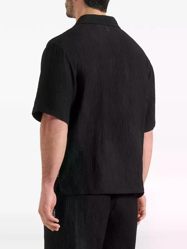 Manière De Voir Harley Textured Revere Collar Shirt