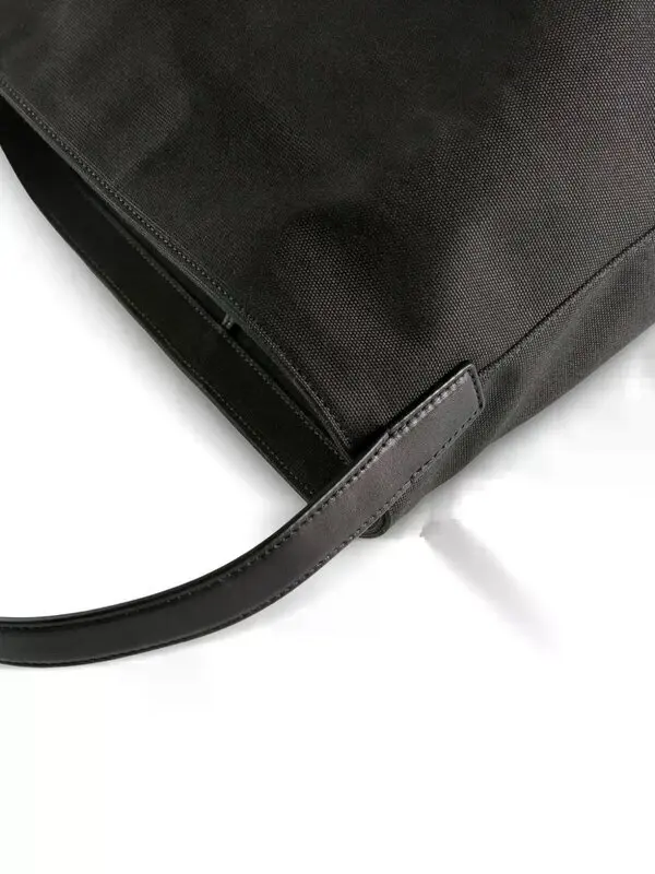 THE ROW Leather-handle Cotton Tote Bag