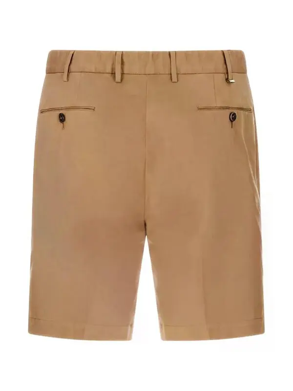 PT TORINO Belt-loop Tailored Shorts - Brown