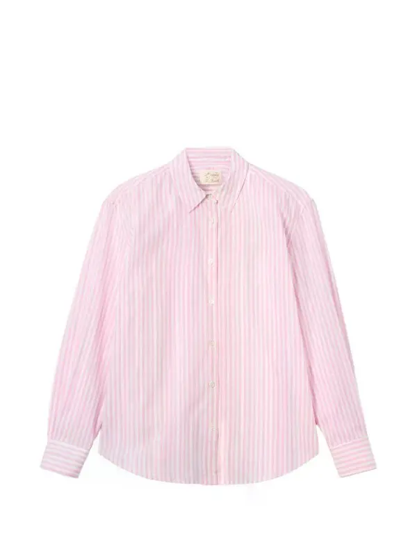 MC2 SAINT BARTH Striped Cotton Shirt - Pink