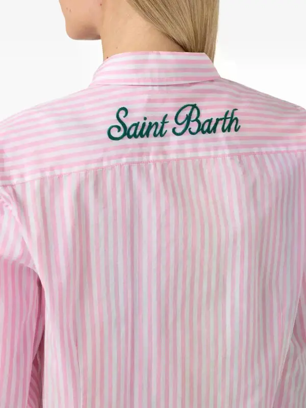 MC2 SAINT BARTH Striped Cotton Shirt
