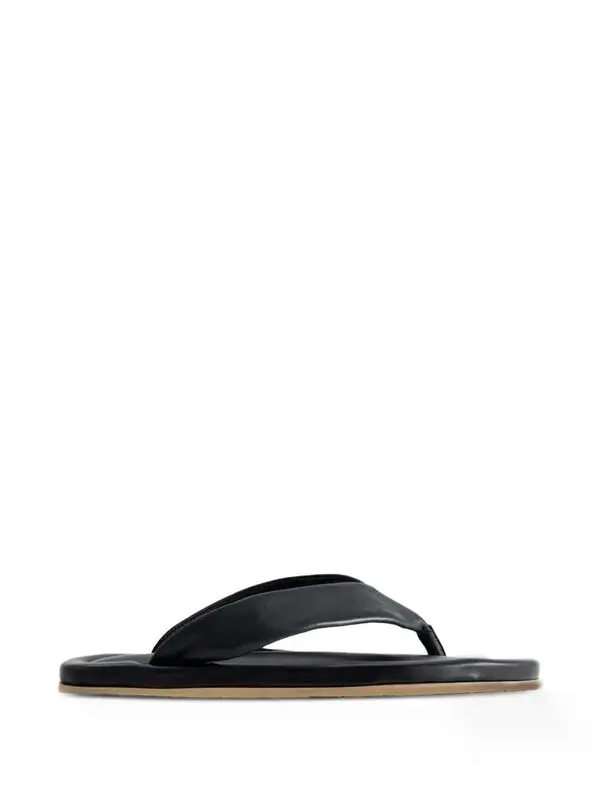 By Far Dasha 2.0 Leather Sandals - Black