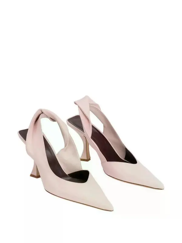 By Far Yasha Twist-strap Pumps