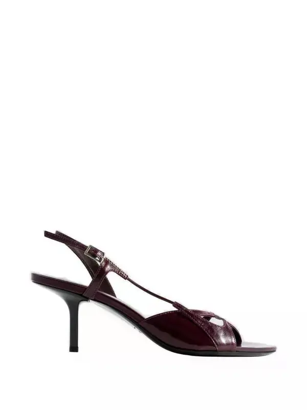 By Far Sierra Slingback Sandals - Red