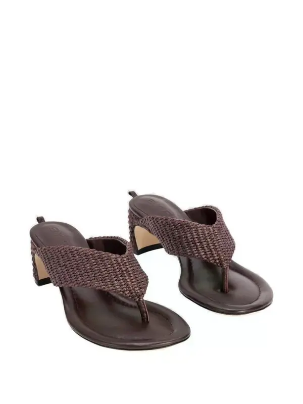 By Far Dasha Raffia Mules