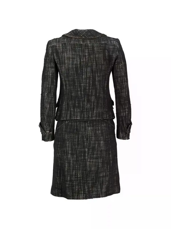 Moschino Chain-trim Tweed Skirt Suit