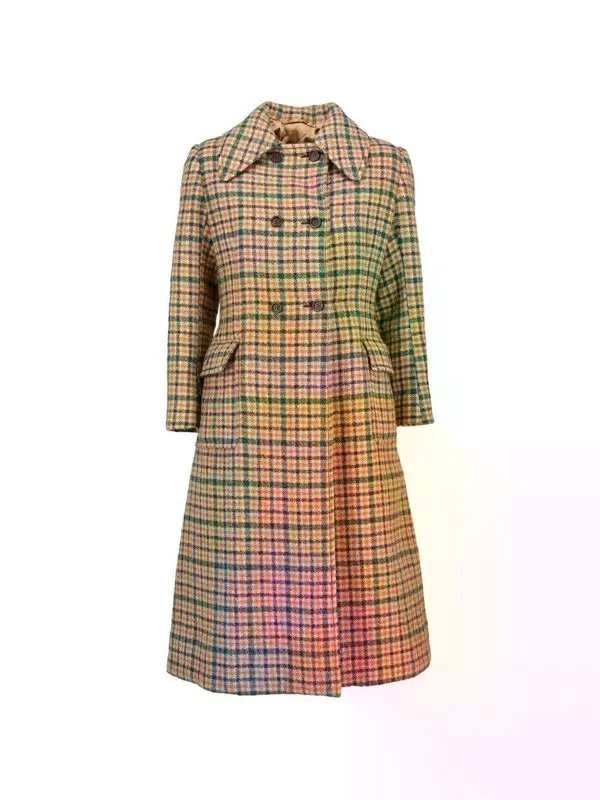 Vintage Checked Skirt Suit