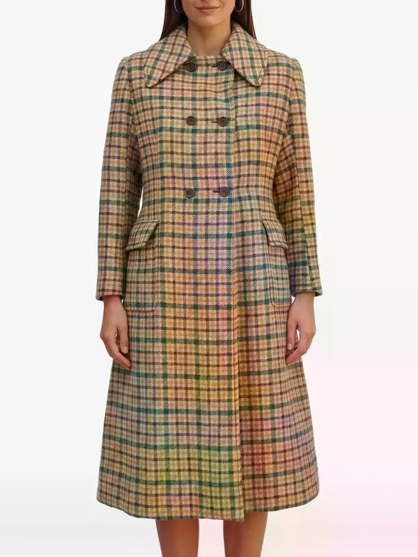 Vintage Checked Skirt Suit