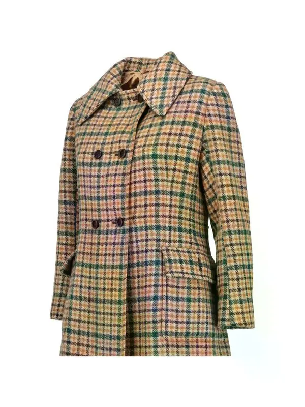 Vintage Checked Skirt Suit