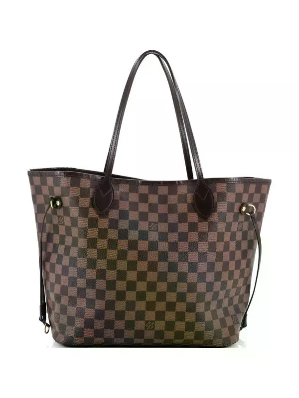 LOUIS VUITTON Damier Neverfull Mm Tote Bag - Brown