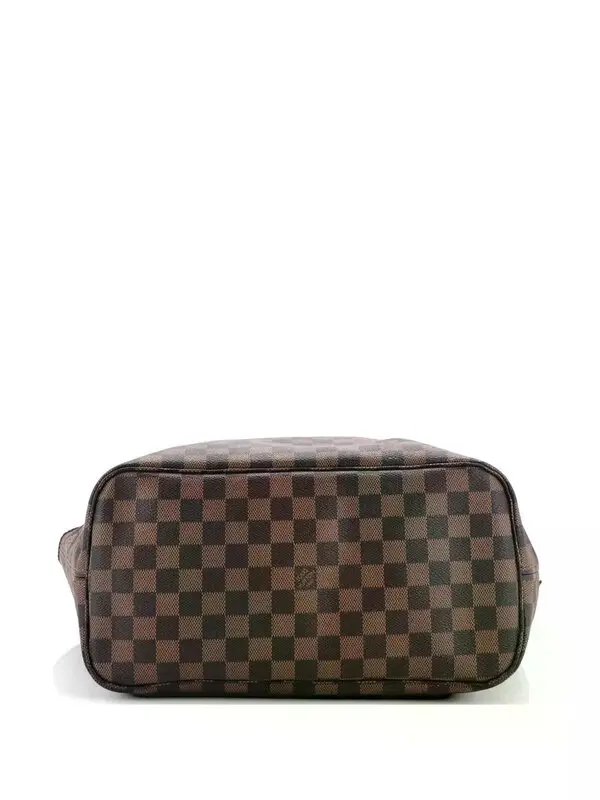 LOUIS VUITTON Damier Neverfull Mm Tote Bag - Brown