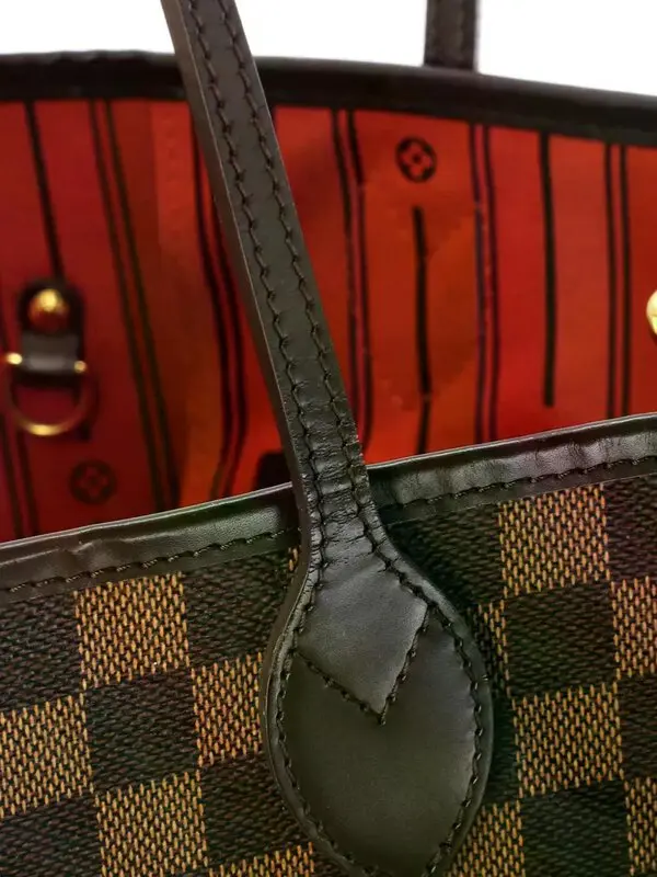 LOUIS VUITTON Damier Neverfull Mm Tote Bag - Brown