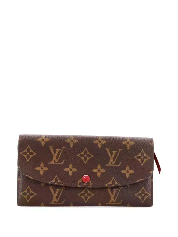 LOUIS VUITTON Emilie Wallet Monogram Canvas Small Wallets - Brown