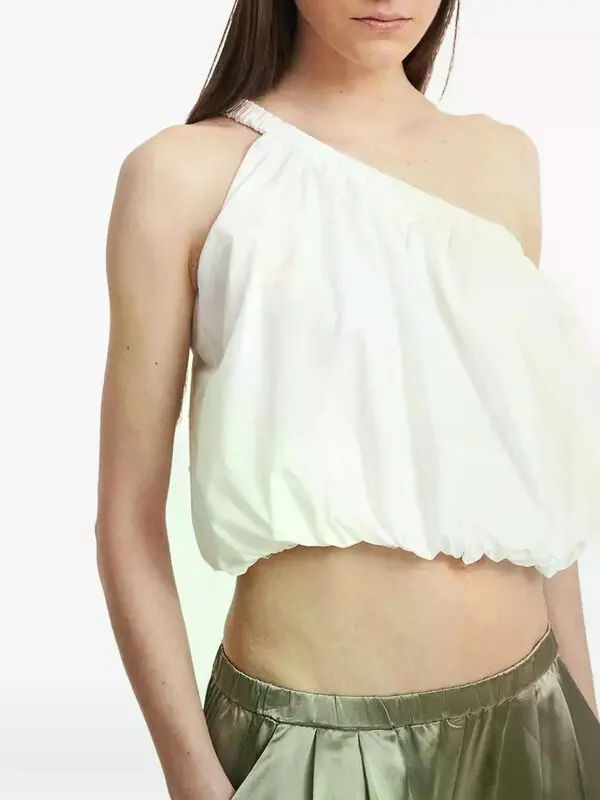 ELEH One-shoulder Cropped Top