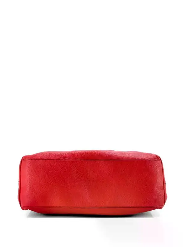Gucci Soho Chain Strap Leather Shoulder Bag - Red