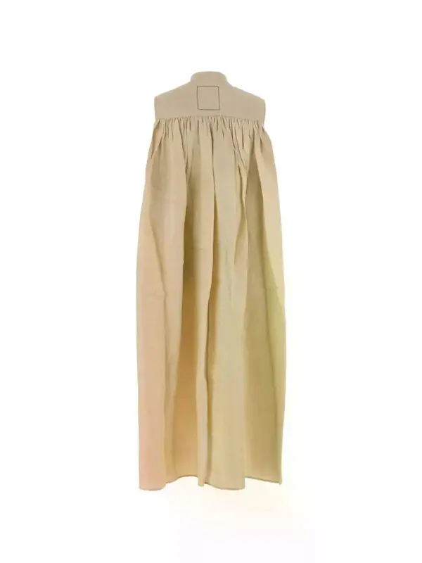 UMA WANG Sleeveless Midi Dress With Gathered Yoke