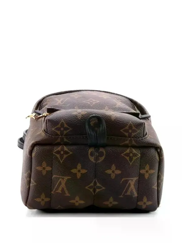 LOUIS VUITTON Palm Springs Monogram Canvas Mini Backpack - Brown