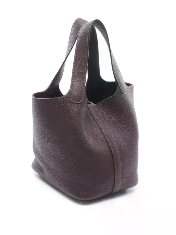 Hermès Clemence Picotin Lock 18 Handbag - Brown