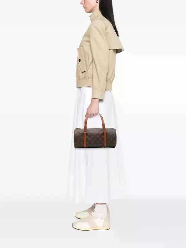 LOUIS VUITTON 1987 Monogram Papillon 30 Handbag - Brown