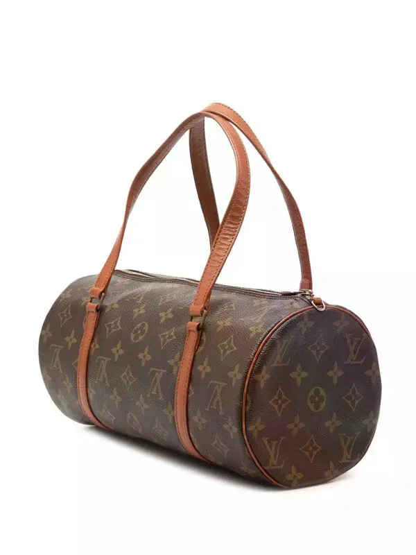 LOUIS VUITTON 1987 Monogram Papillon 30 Handbag - Brown