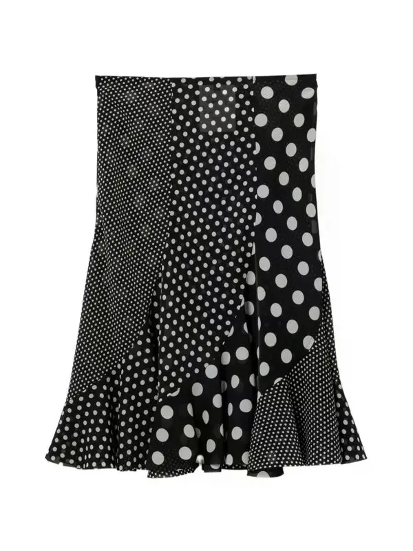 Junya Watanabe Polka-dot Midi Skirt
