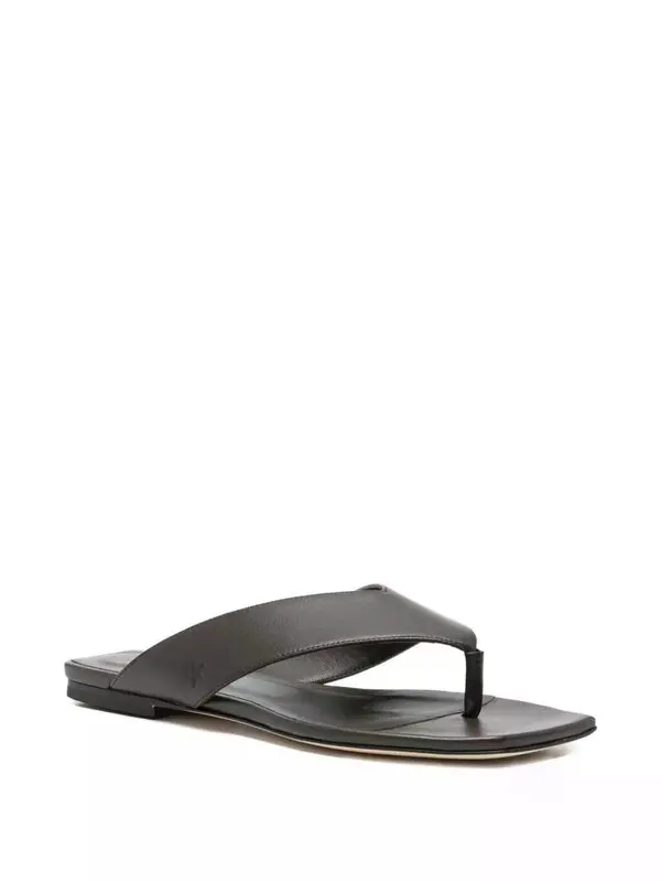 Lorena Antoniazzi Square-toe Flat Sandals