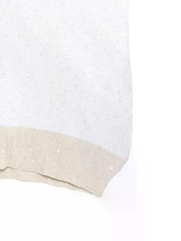 Lorena Antoniazzi V-neck Sequin Embellished Sweater