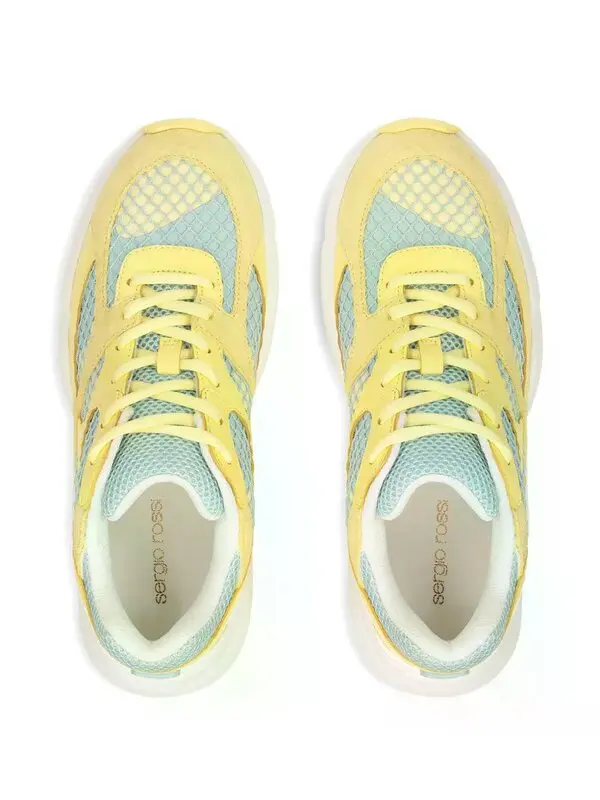 SERGIO ROSSI Surge Sport Sneakers - Yellow