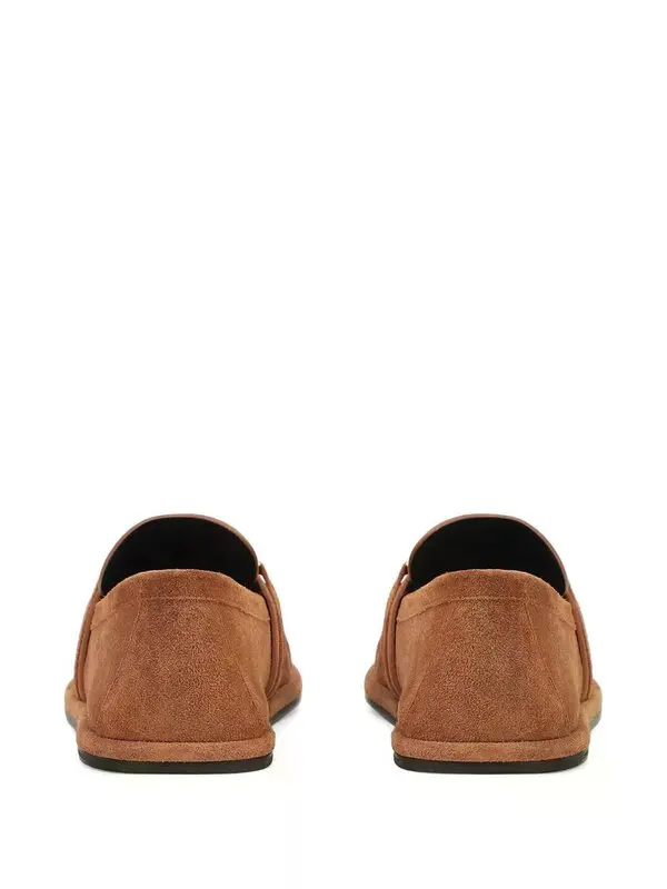SERGIO ROSSI Logo Plaque Loafers