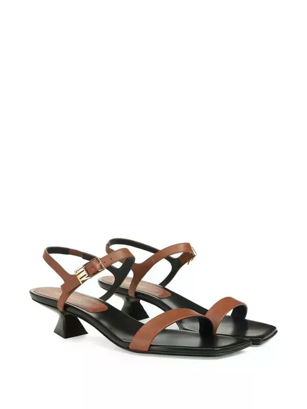 SERGIO ROSSI Buckle-fastening Sandals - Brown