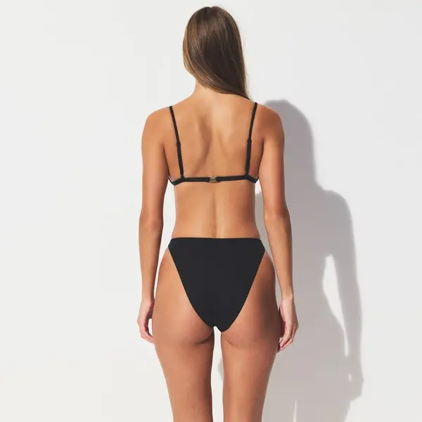 SKIMS Triangle Bikini Top - Obsidian