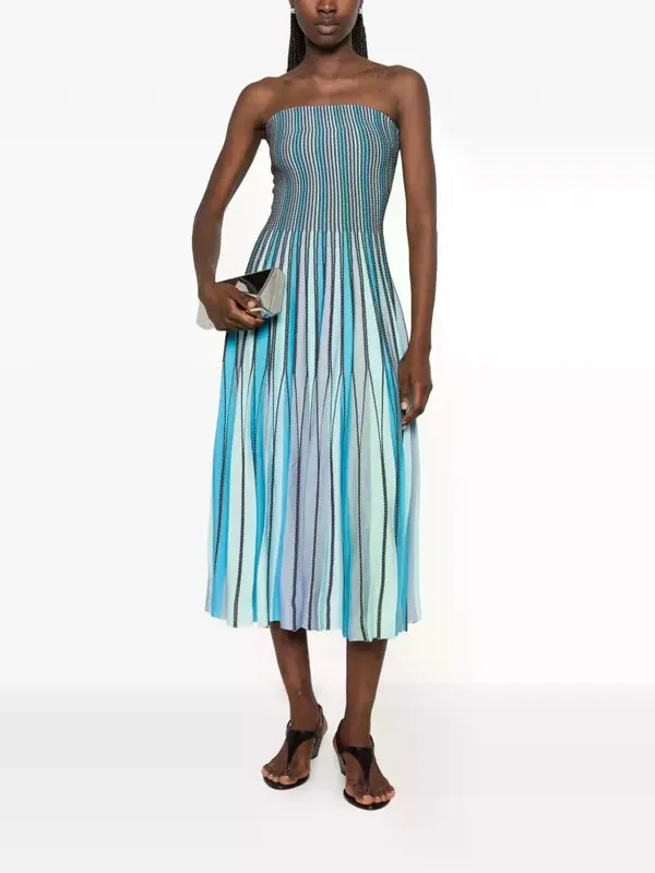 Simkhai Soleil Striped Midi Dress