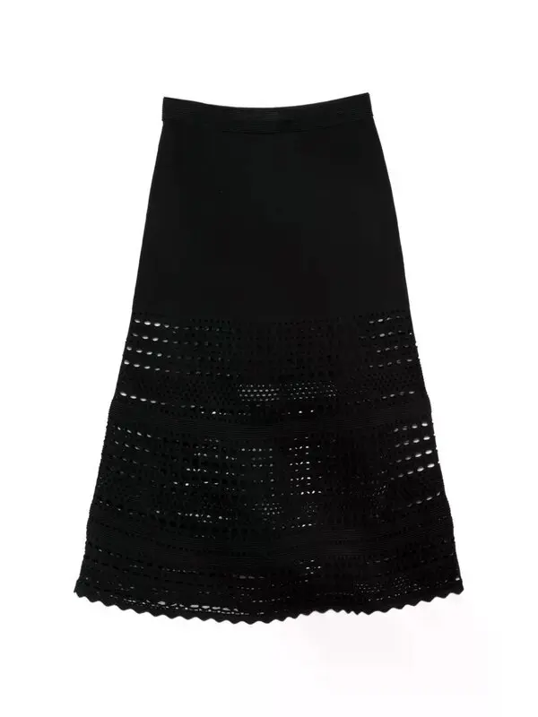 Simkhai Open-stitch Midi Skirt