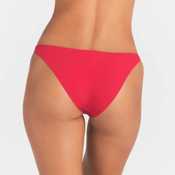 SKIMS Bikini | Red | | Everyday Cotton