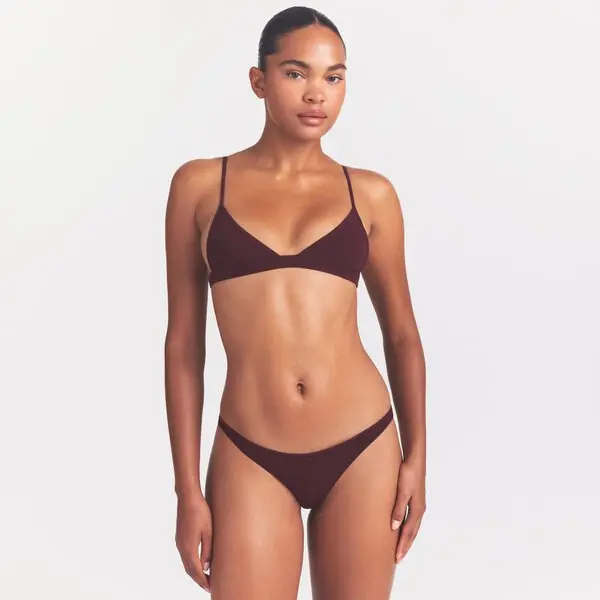 SKIMS Bikini | Red | | Everyday Cotton - Currant