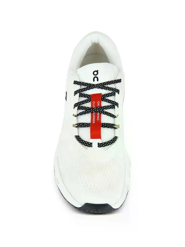 On Cloudrunner Sneakers With Logo Print - White
