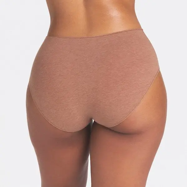 SKIMS Brief | Medium Neutral | | Everyday Cotton - Sienna Heather