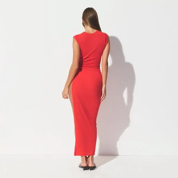 dark red skims dress Its the @SKIMS dress not me | SKIMS Dress