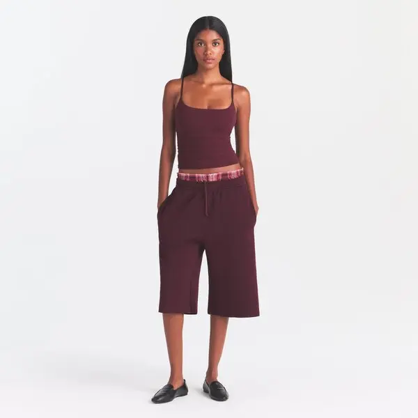 SKIMS Cotton Fleece Long Short