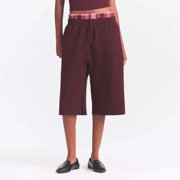 SKIMS Cotton Fleece Long Short