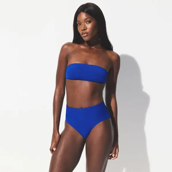SKIMS Iconic Swim Convertible Bikini Bottom - Cobalt