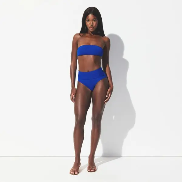 SKIMS Iconic Swim Convertible Bikini Bottom - Cobalt
